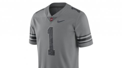 Full Look at the Retail Version of Ohio State's Gray Alternate Jersey ...