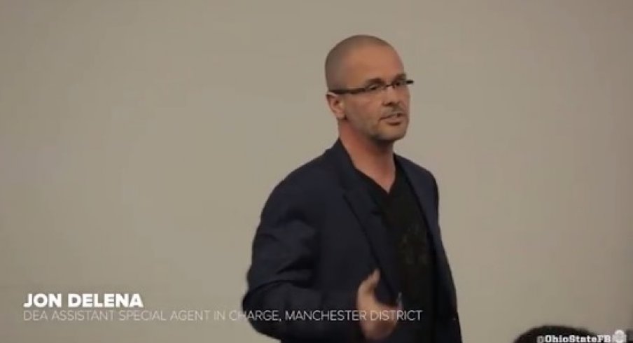 Video: DEA Agent Jon DeLena Speaks to Ohio State Football Team About ...