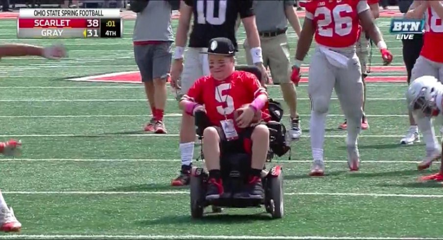 Video: Jacob Jarvis Scores Final Touchdown of Ohio State's Spring Game ...