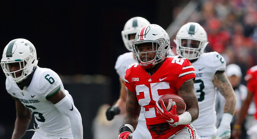 Video: Mike Weber Gashes Michigan State for a 47-Yard Opening Touchdown ...