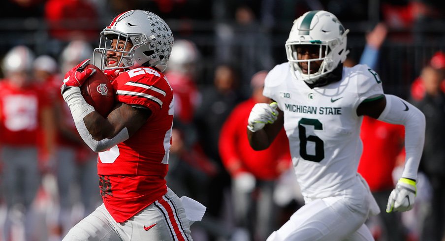 Video: Mike Weber Opens the Second Quarter with an 82-Yard Run on ...