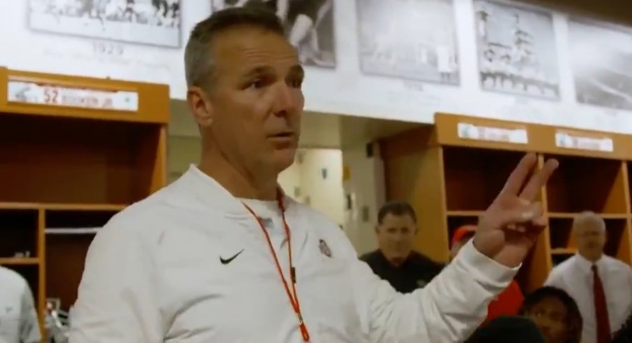 Urban Meyer Passes the Reins to Ryan Day in His Final Locker Room ...