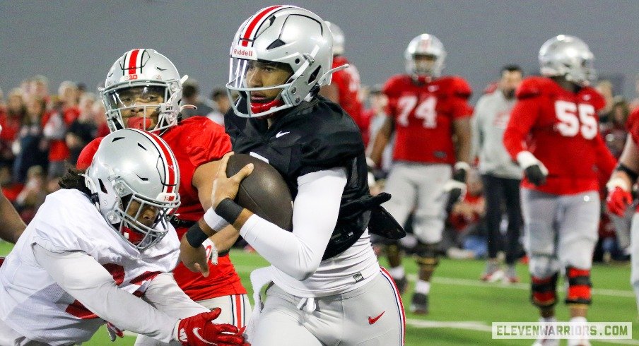 Video: Ohio State Goes 11-on-11 in Spring Practice Scrimmage Reps At ...