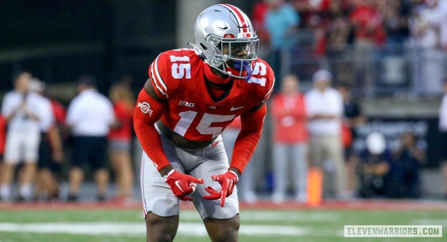 Ohio State Safety Tanner McCalister Sidelined With Injury in First ... Ohio State Safety Tanner McCalister Sidelined With Injury in First ...