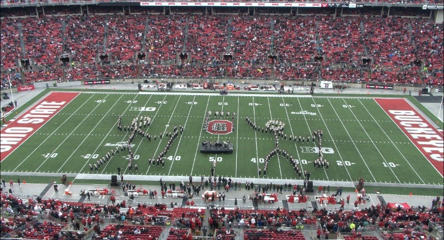 Watch TBDBITL Pay Tribute to The Rolling Stones at Halftime of Ohio State vs. Indiana | Eleven ...
