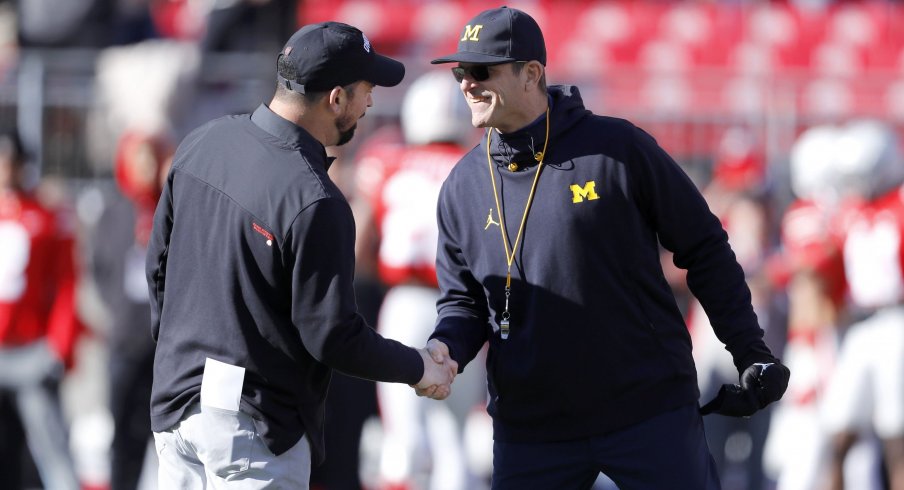 Michigan Coach Jim Harbaugh: “Feels Great to Sing ‘The Victors’ in ...
