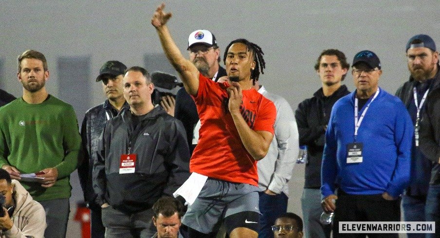 Video: Every Throw From C.J. Stroud's Workout At Ohio State Pro Day ...