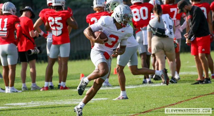 Photos from Ohio State's Eighth Practice of Fall Camp | Eleven Warriors