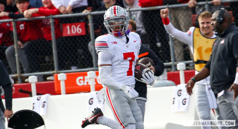 Jordan Hancock Returns an Interception 93 Yards For a Touchdown, Puts Ohio State Ahead of ...