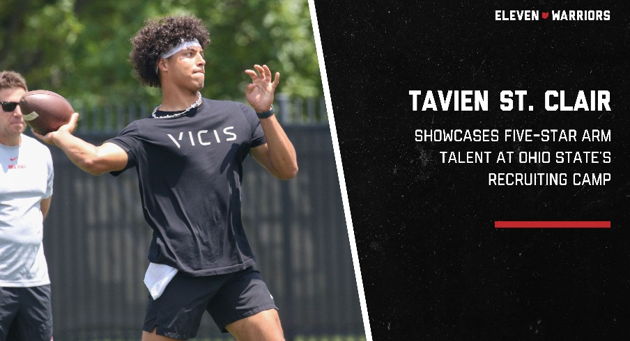 Watch Ohio State Quarterback Commit Tavien St. Clair Light Up the Skies at Buckeyes' Recruiting ...