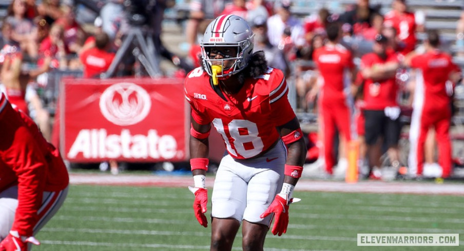 Jaylen Mcclain Makes First Career Start Jordan Hancock Also Playing Safety For Ohio State With