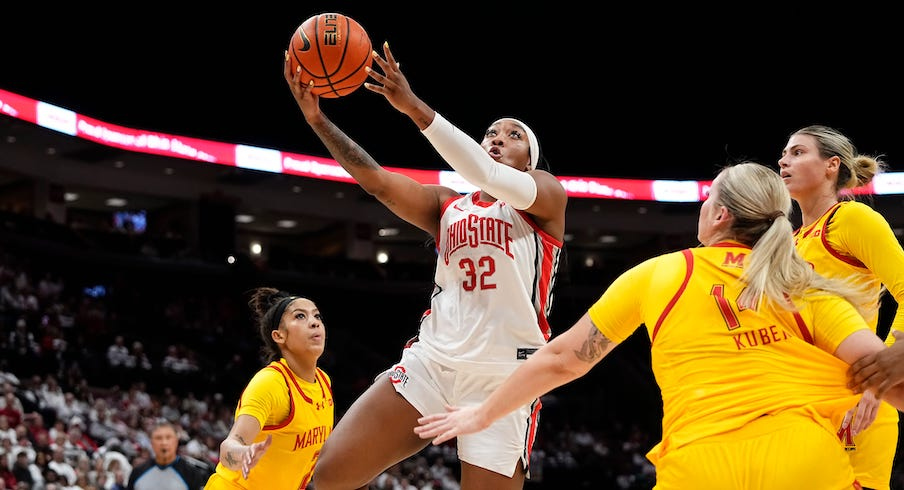 Ohio State Comes Back from 15-Point Deficit to Defeat No. 8 Maryland, 74-66, for First Top-10 ...