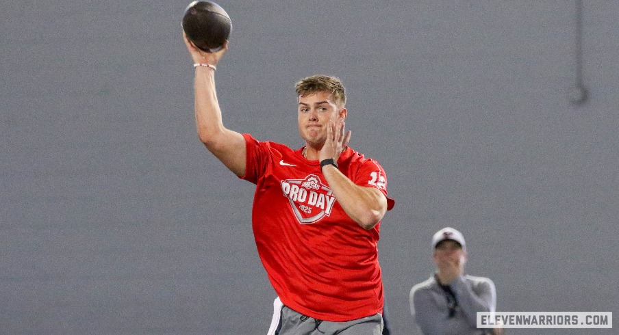 Watch Former Ohio State Quarterback Will Howard Go Through His Pro Day ...